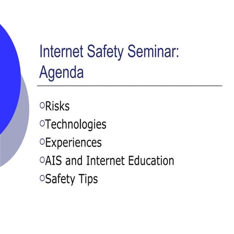 Internet Safety Parent Presentation | PPT