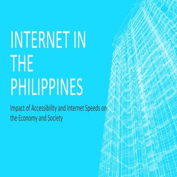 Internet and internet rights in the philippines | PPTX