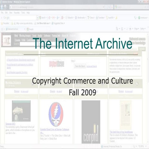 The Internet Archive | PPT