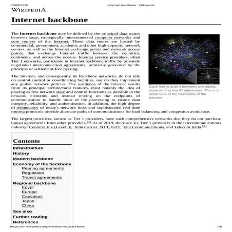 Internet backbone : Notes | PDF