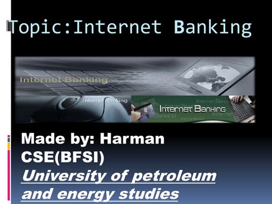 Internet Banking | PPTX