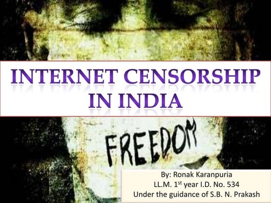 Internet Censorship | PPT
