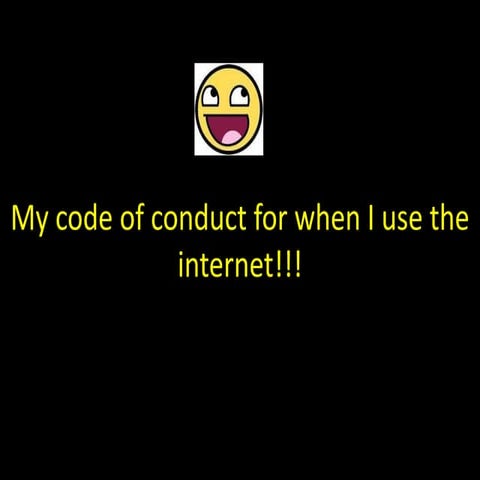 Internet code of conduct. | PPTX | Internet Safety | Parenting