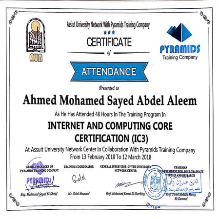 Internet computing core certification (ic3) training | PDF