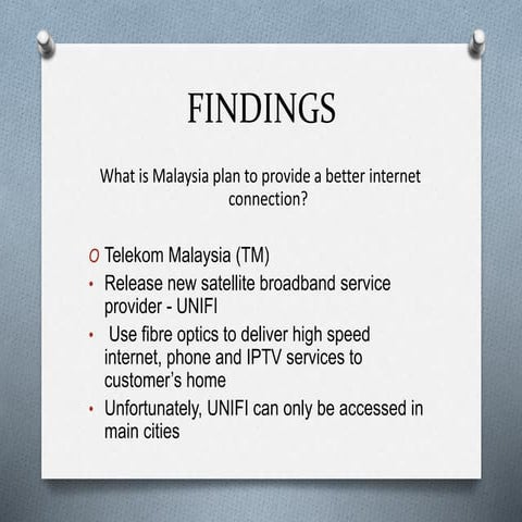 Internet connection in malaysia 2 | PPTX | Internet | Computing