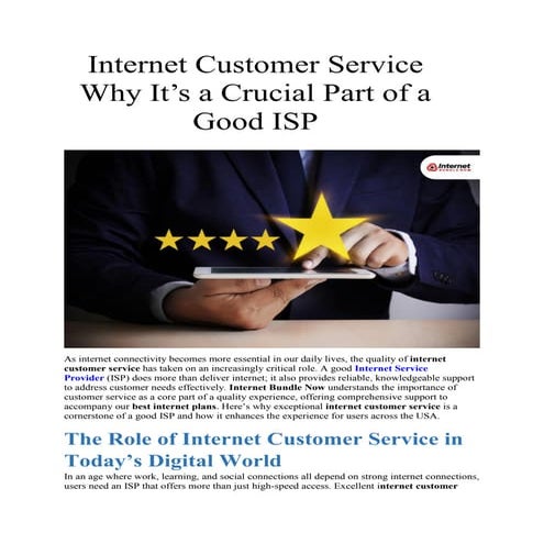 Comcast- Customer Experience | PDF