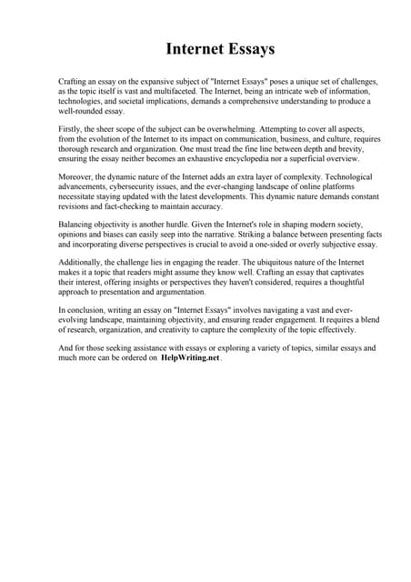 World Wide Web Essay.pdf