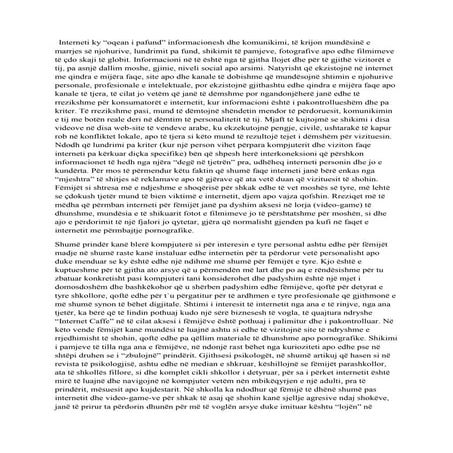 Siguria e fëmijëve në internet | PPTX