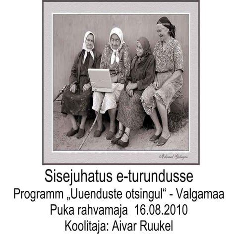 Sissejuhatus internetiturundusse | PPT
