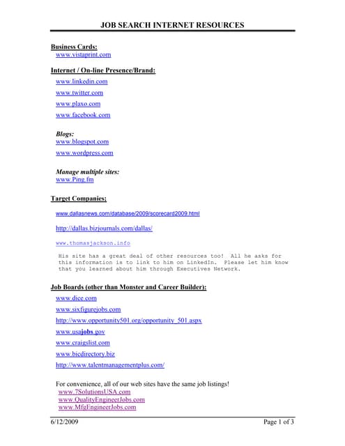 Business Plan Toolkit -Additional resources handout | PDF