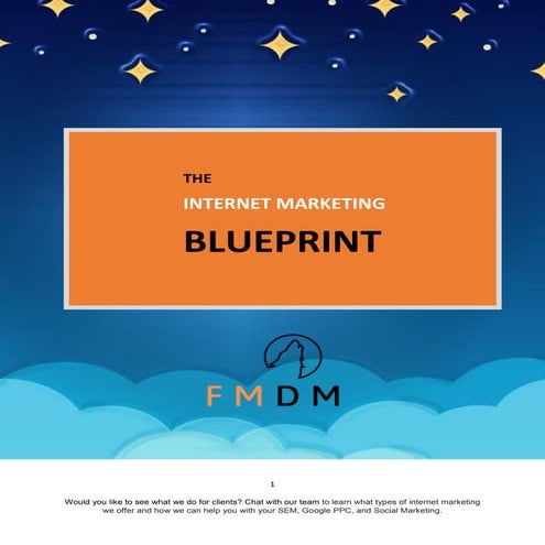 Internet marketing blueprint | PDF