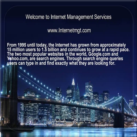 Internet Management | PPT