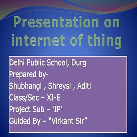 Internet of thing Class 11.pptx