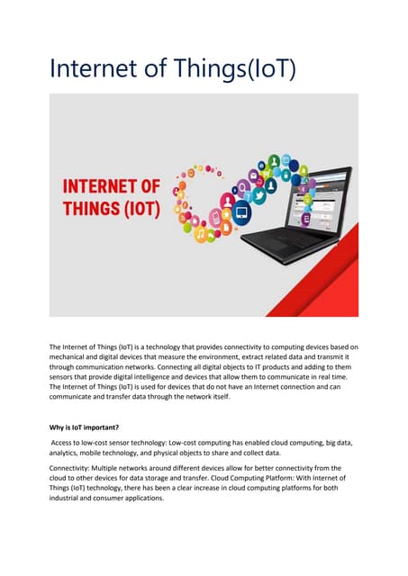 The Internet of Things (IoT) in Everyday Life.pdf | Internet | Computing