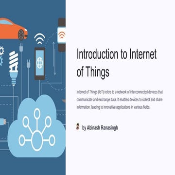 Internet of things Power point presentation.pptx