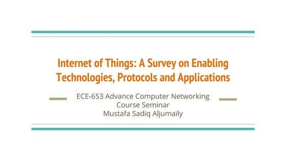 IOT PROTOCOLS.pptx | Internet | Computing