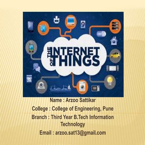 Internet of things (iot) | PPTX