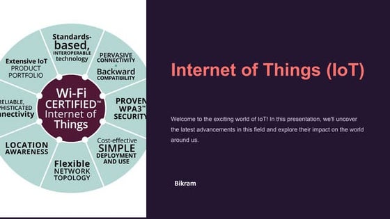 Internet of Things (IoT) - Seminar ppt | PPTX
