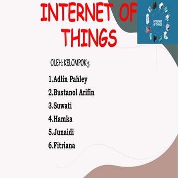 INTERNET OF THINGS SUWATI.pptx