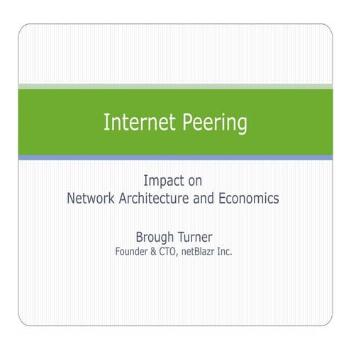 Internet peering, graphics only | PDF