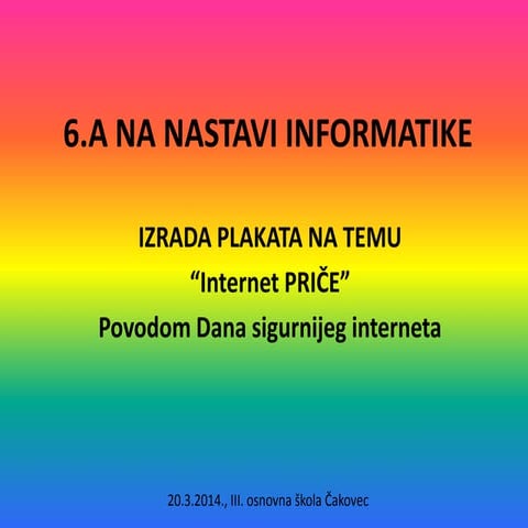 Internet priče 6.a | PPTX