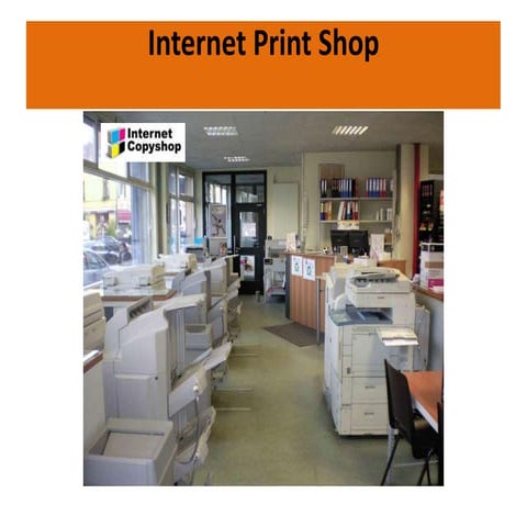 Internet print shop | PPT
