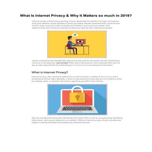 Internet privacy blog | PDF