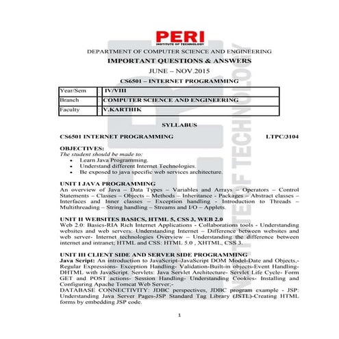 Cs6501 Internet Programming Pdf 