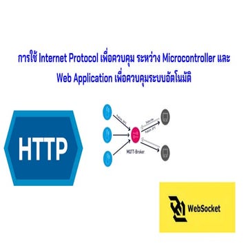 การใช้ Internet Protocol เพื่อควบคุม ระหว่าง Microcontroller และ Web Application เพื่อควบคุมระบบ ...