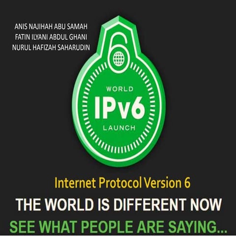 Internet protocol version 6 | PPT