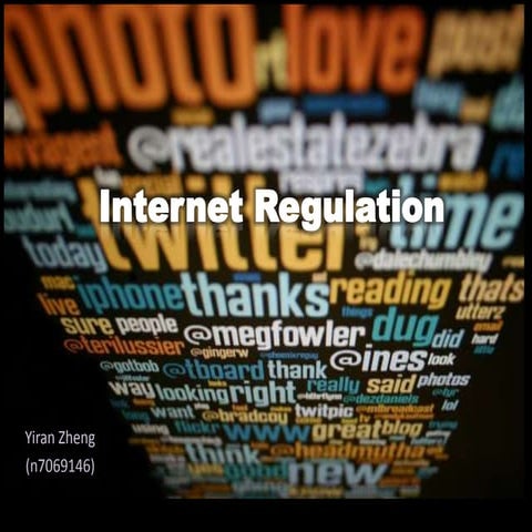 Internet regulation slide | PPT