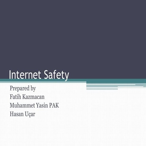 Internet safety | PPTX | Internet for Beginners | Internet