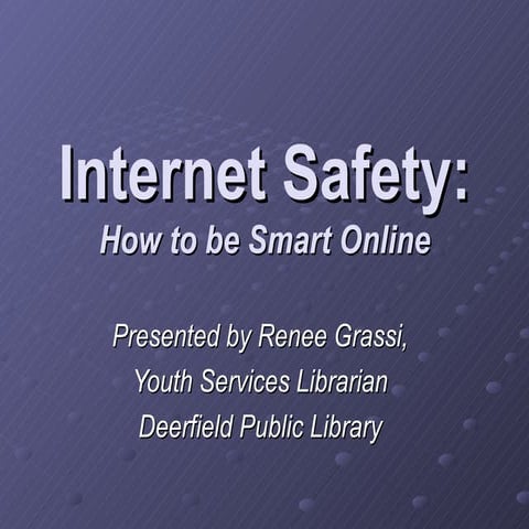 Internet Safety | PPT
