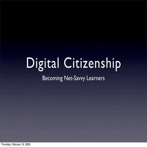 Digital Citizenship | PPT