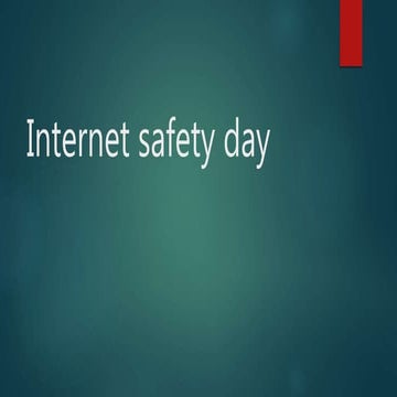 Internet safety day | PPT