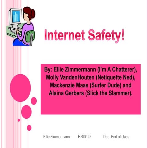 Internet Safety (Ez) | PPTX | Internet | Computing
