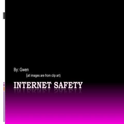Internet Safety | PPTX