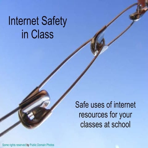 Internet safety in class | PPT
