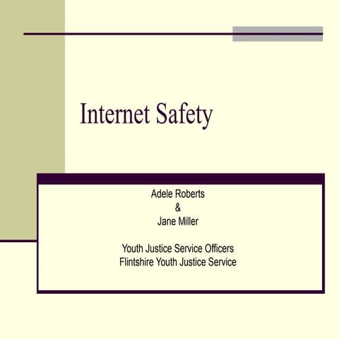 Internet safety presentation | PPT