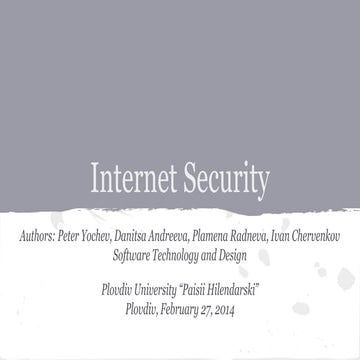 Internet security | PPT