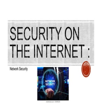 Internet security | PPTX