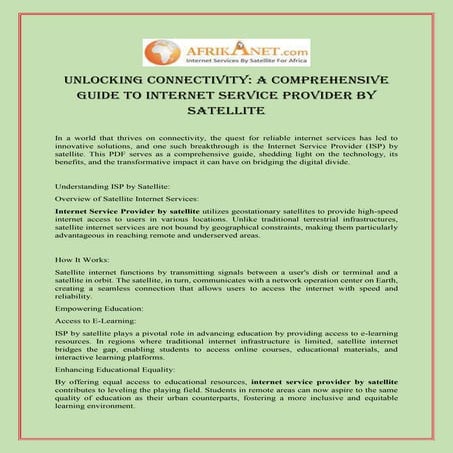 Internet Service Provider by Satellite .pdf