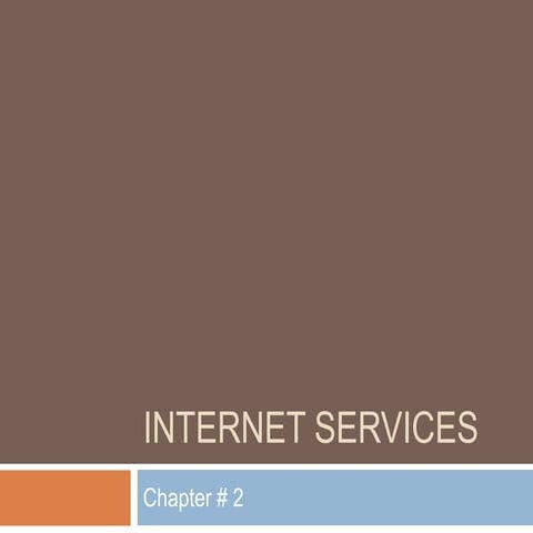 Internet services | PPTX
