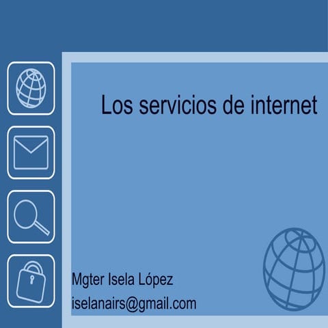 Los servicios de internet | PPT