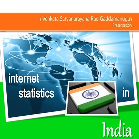 Internet statistics in india | PPTX