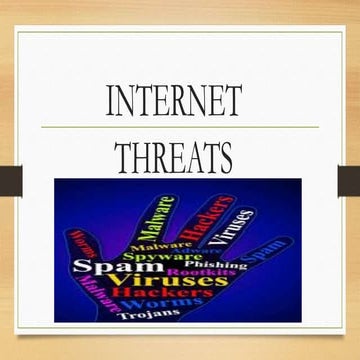 Internet Threats by Christian Ranz Orara | PPTX