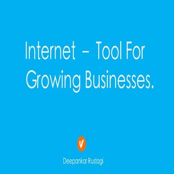 Internet tool for growing businesses pdf | PPT