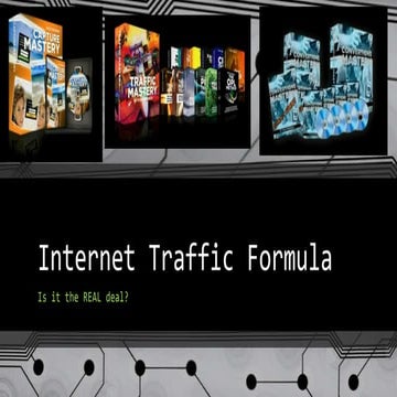 Internet traffic formula | PPTX