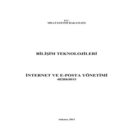 Internet ve e posta yönetimi | PDF