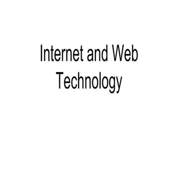 Internet_web_ Introduction to the Evolution of Internet | PDF